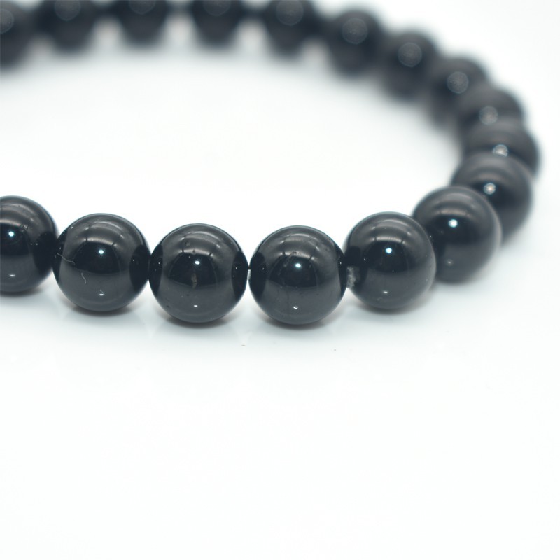 Schwarzes Turmalin-Armband Lithotherapie